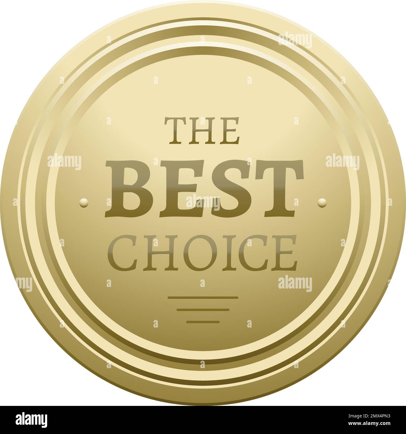 Best choice golden label. Round award badge Stock Vector Image & Art ...