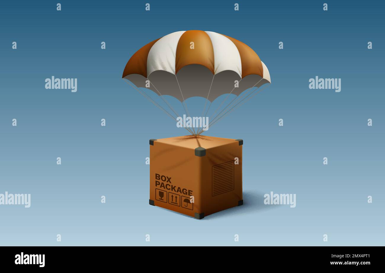 Parachute delivery hi-res stock photography and images - Alamy