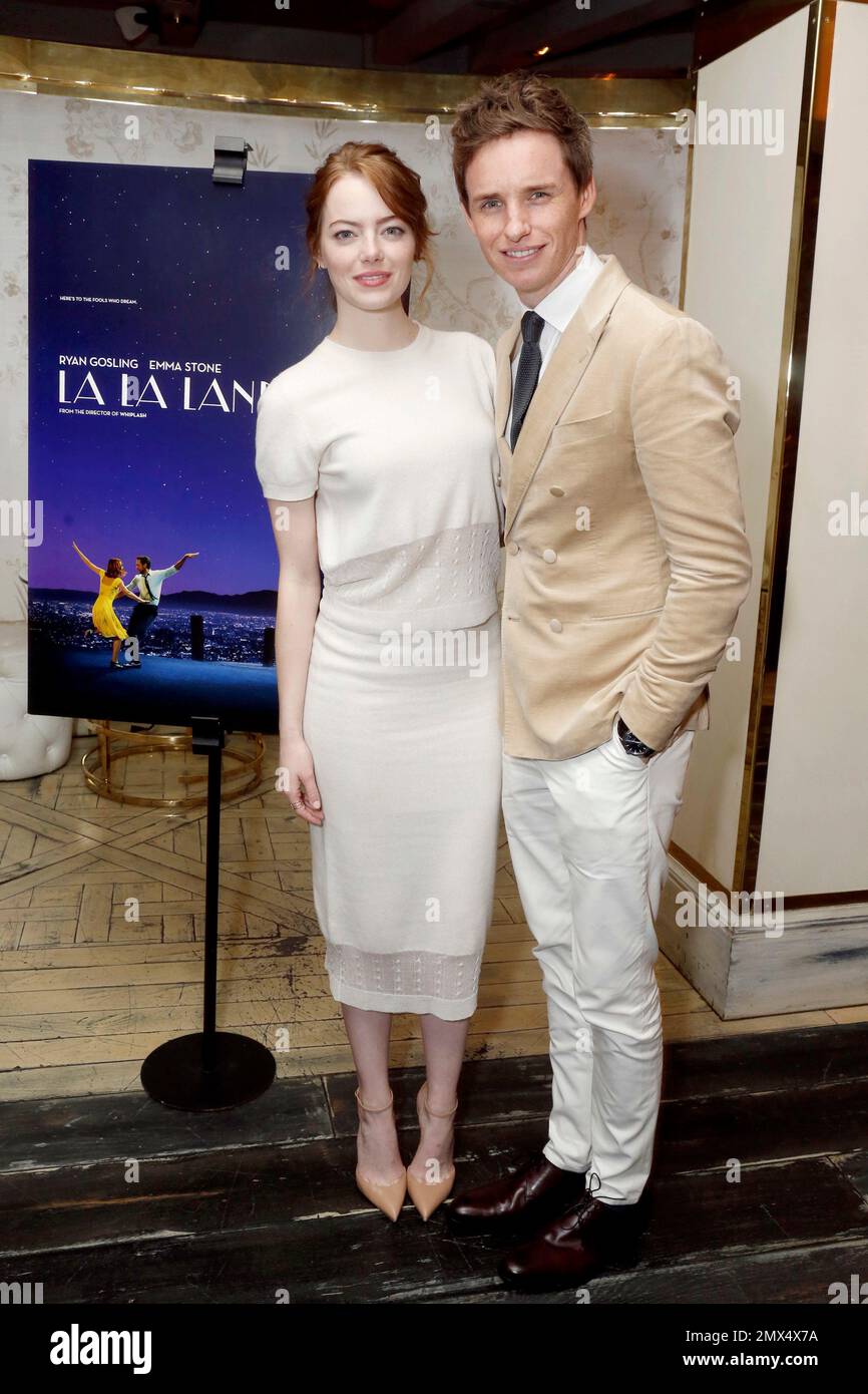Emma Stone and Eddie Redmayne seen at a Special Screening Hosted by ...