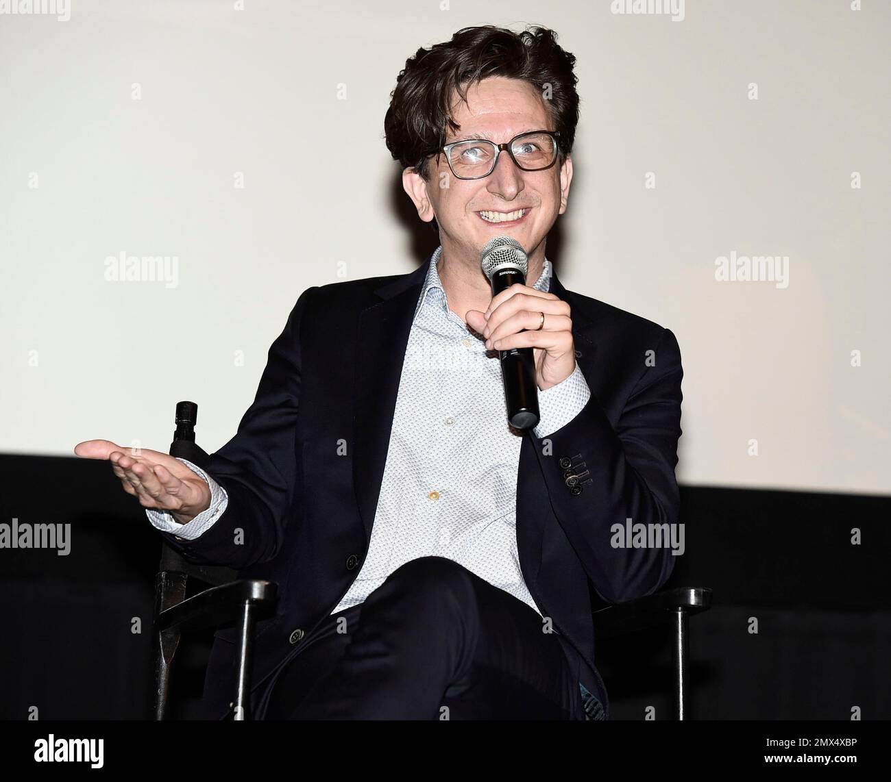 Actor Paul Rust seen at a panel discussion following a Netflix ...