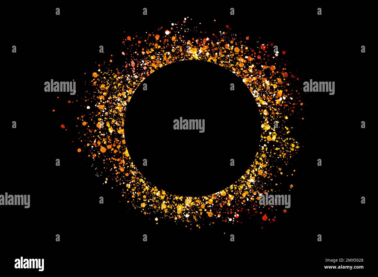 Fire circle on black background hi-res stock photography and images - Alamy