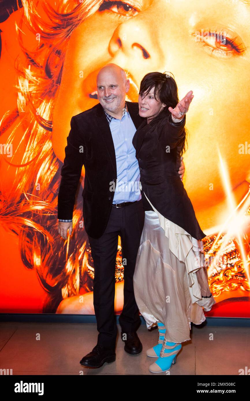 Sam McKnight and Amanda Harlech pose for photographers upon arrival at ...