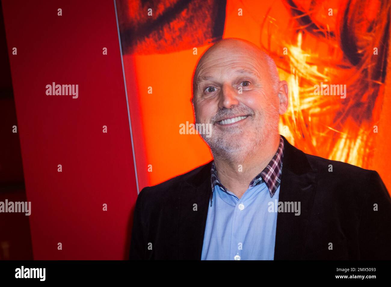Hair stylist Sam McKnight poses for photographers upon arrival at the ...