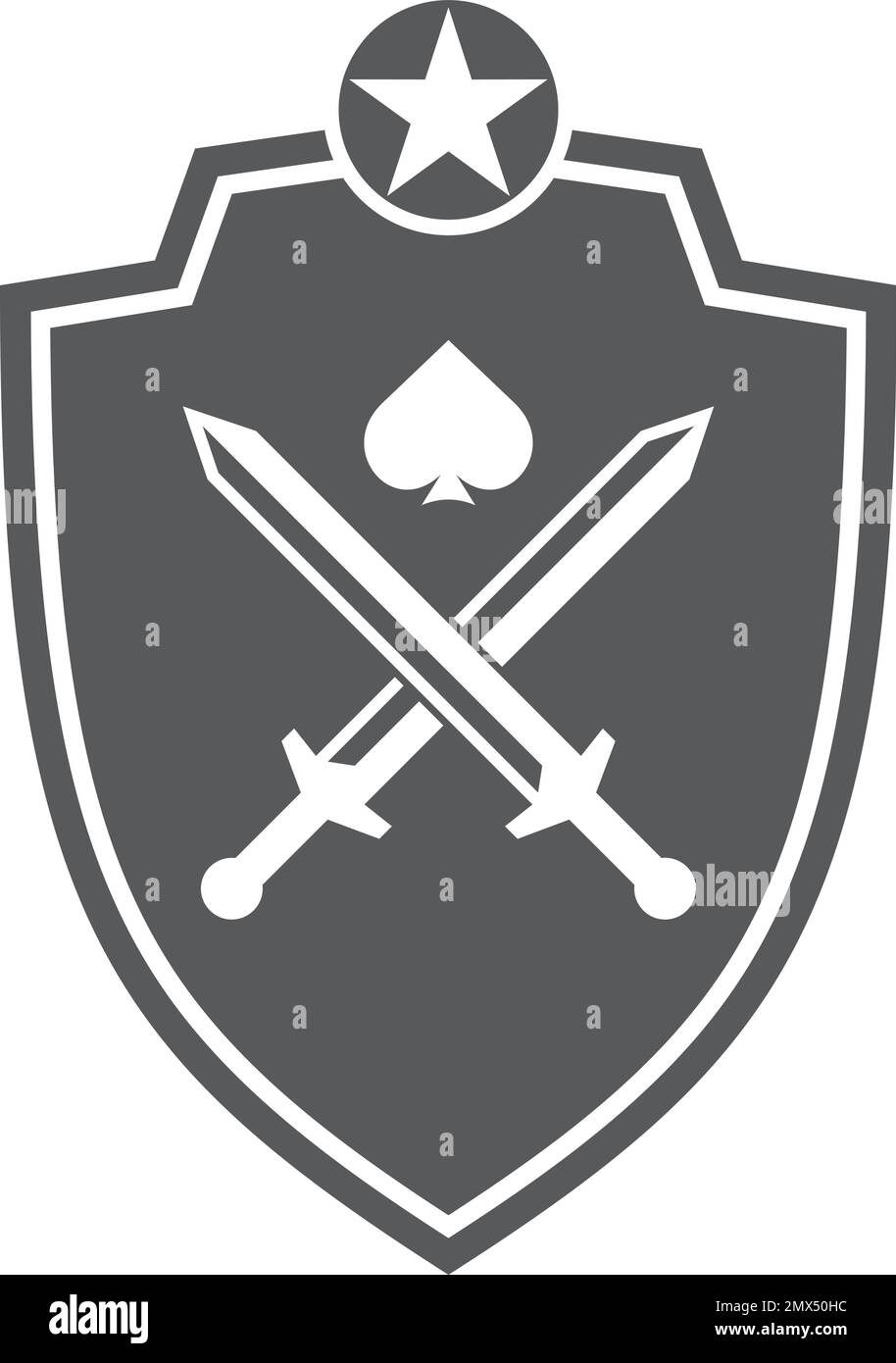 Vintage shield Black and White Stock Photos & Images - Alamy