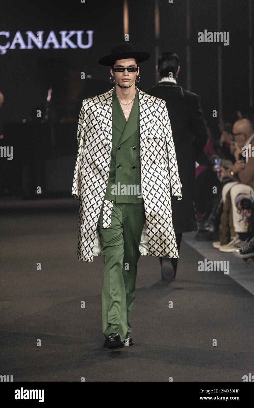 Rome, Italy, 01/02/2023, Canaku ‘No dress code’ collection presented ...
