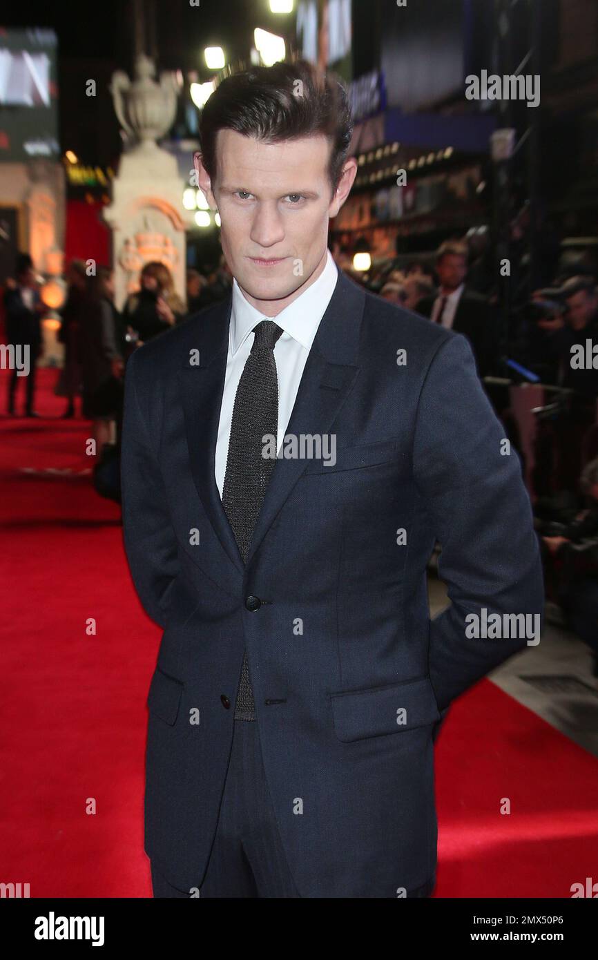 Actor Matt Smith poses for photographers upon arrival at the premiere ...