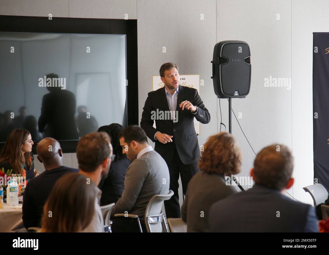 Bill Rausch, executive director at Got Your 6, speaks at the Got Your 6 ...