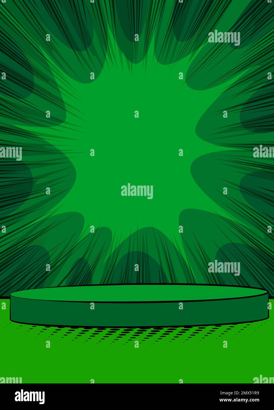 Comics abstract platform for mockup presentation. Comic Book product ...