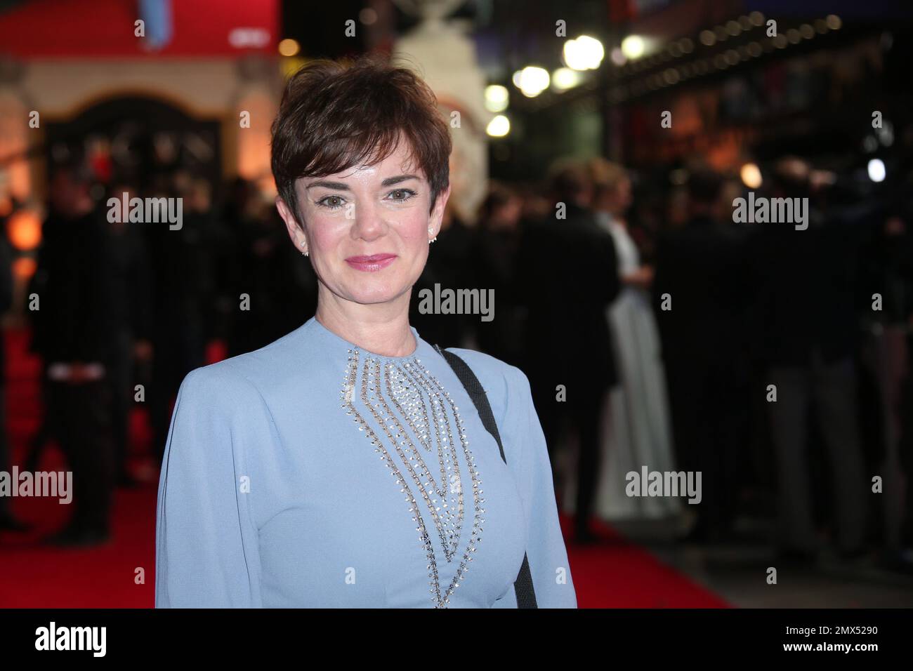 Actress Victoria Hamilton poses for photographers upon arrival at the ...