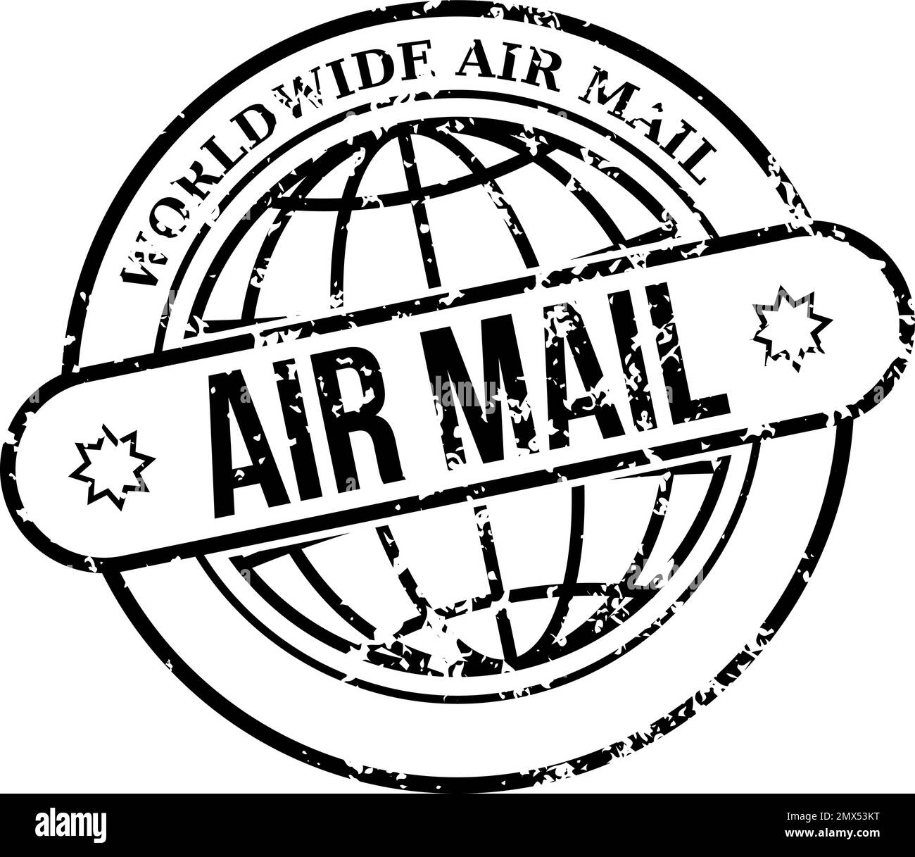 Air mail stamp hi-res stock photography and images - Alamy