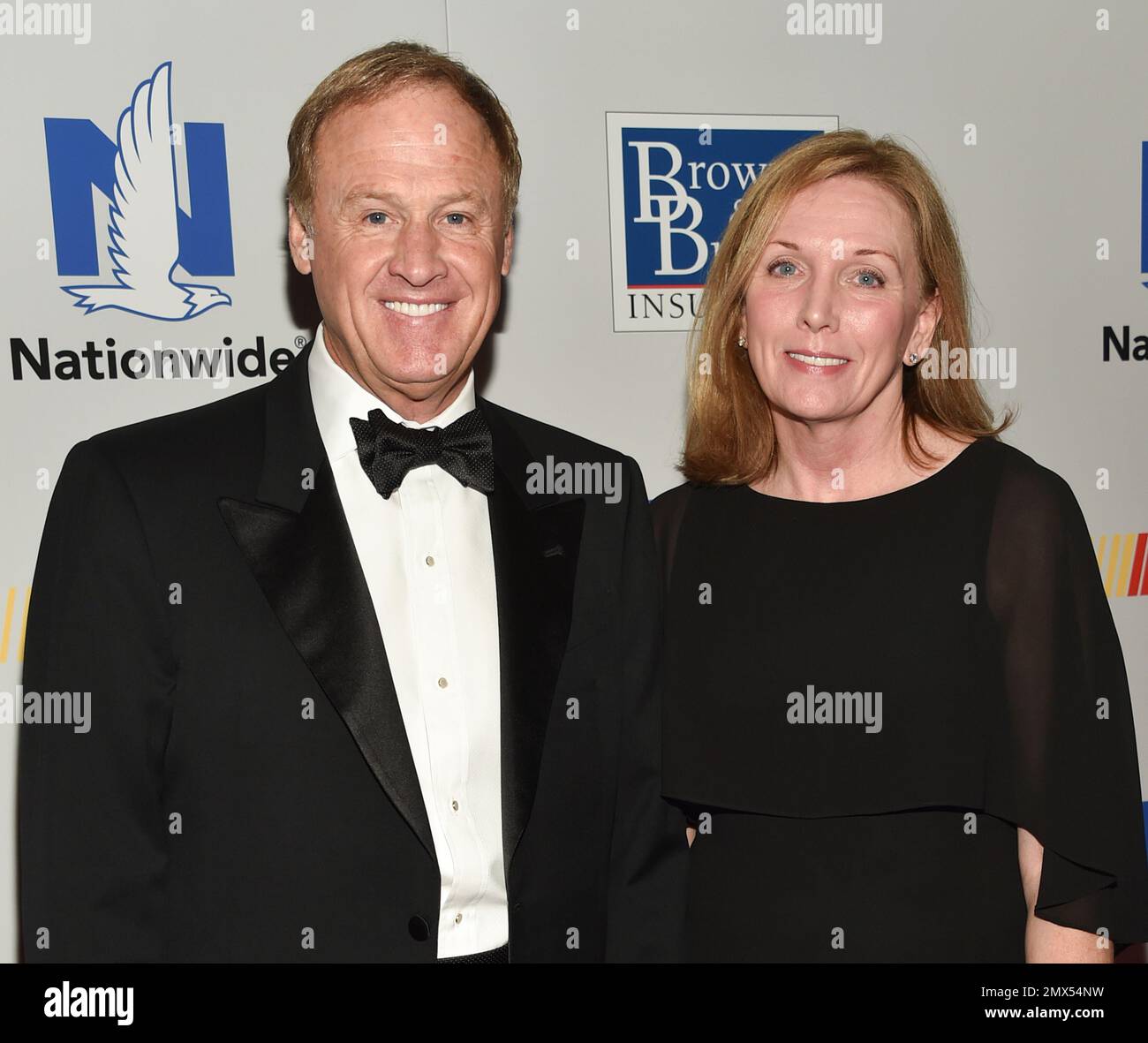NASCAR driver Rusty Wallace and wife Patti Wallace attend the NASCAR ...