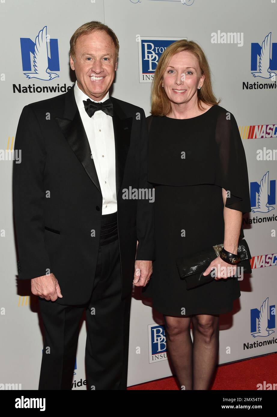 NASCAR driver Rusty Wallace and wife Patti Wallace attend the NASCAR ...