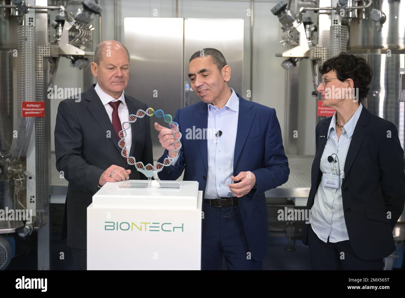 Marburg, Germany. 02nd Feb, 2023. German Chancellor Olaf Scholz (SPD ...