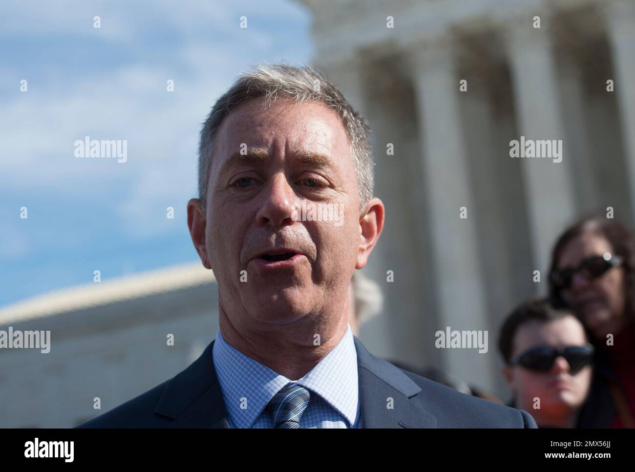 Michael J. Steinberg, ACLU of Michigan Legal Director, speaks to ...