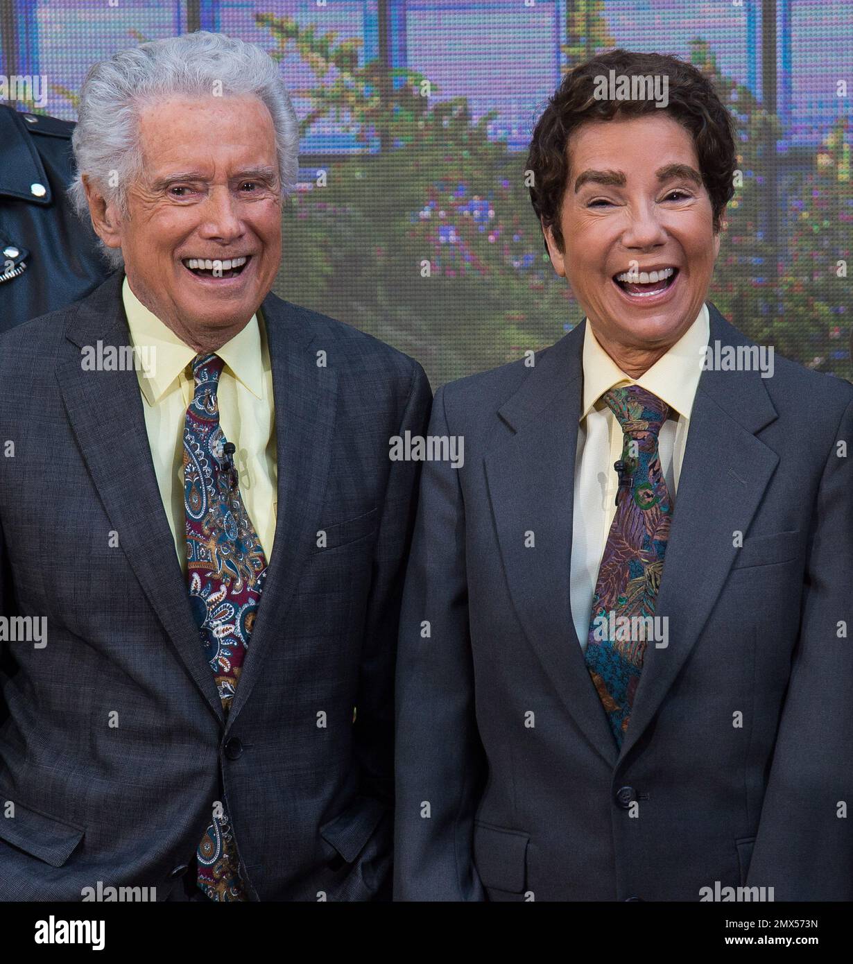 Regis Philbin, left, appears with Kathie Lee Gifford dressed as Regis ...