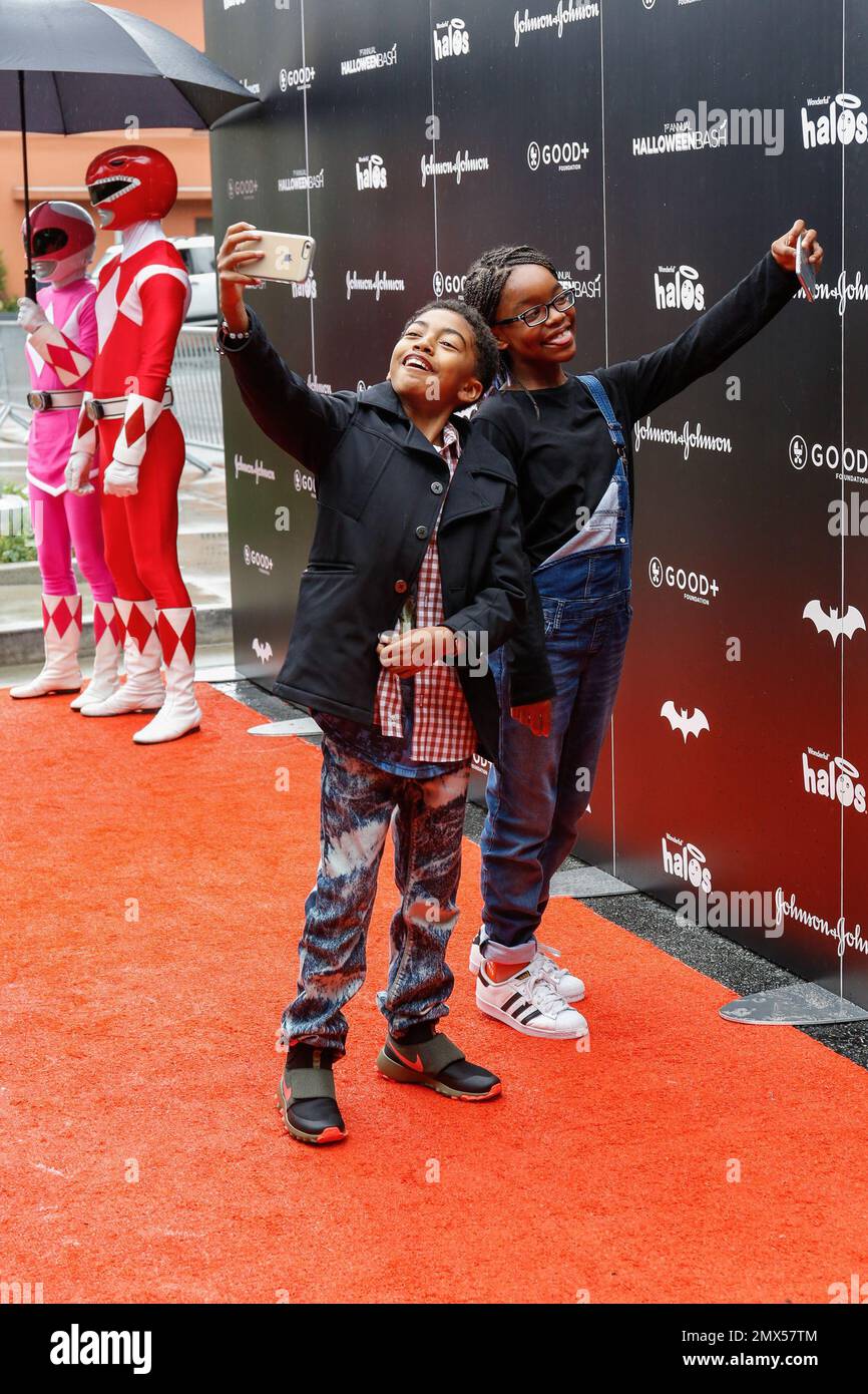 Marsai Martin, left, and Miles Brown attend the 2016 GOOD + Foundation ...