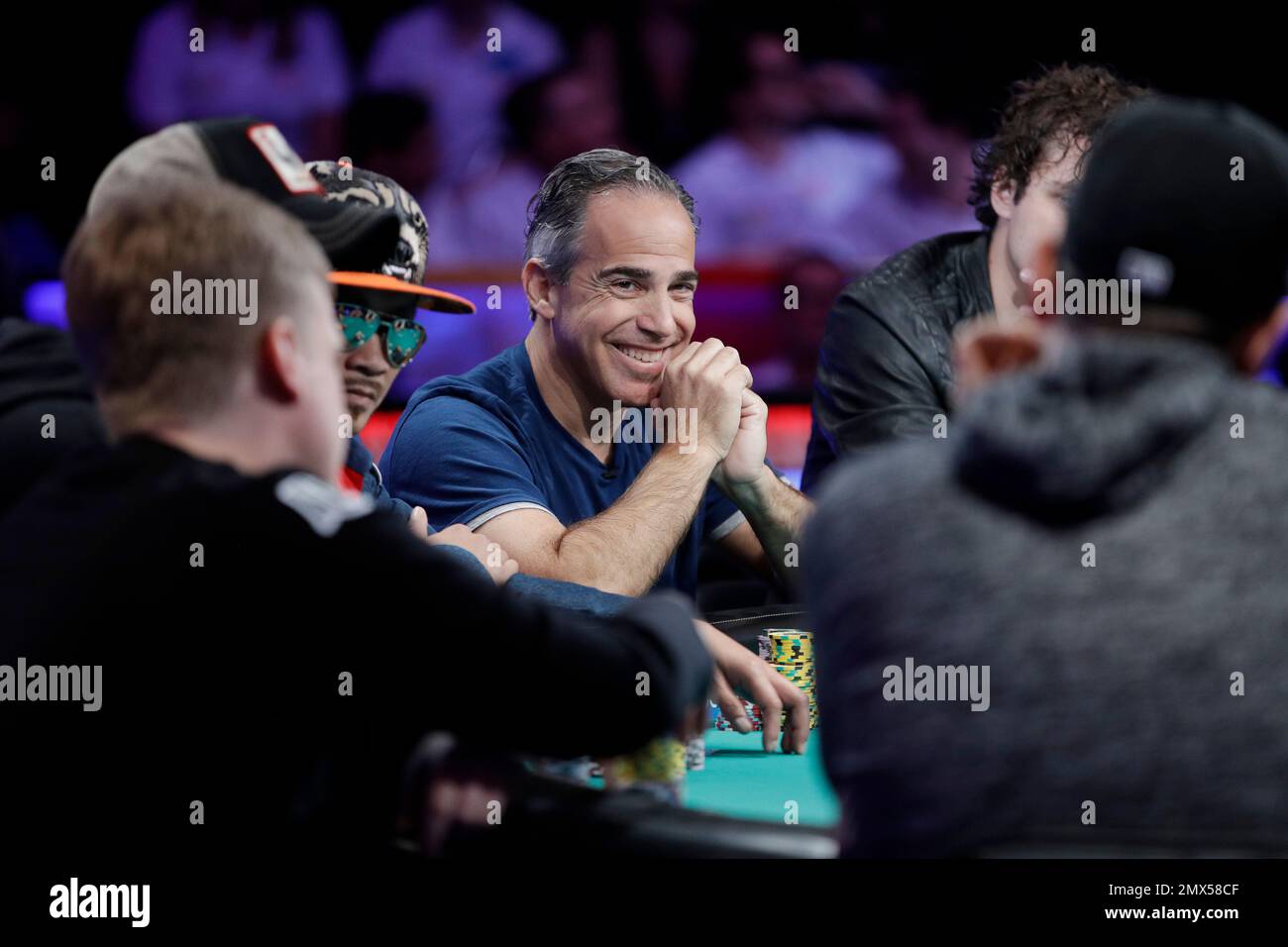 Cliff Josephy competes at the World Series of Poker final table, Sunday ...