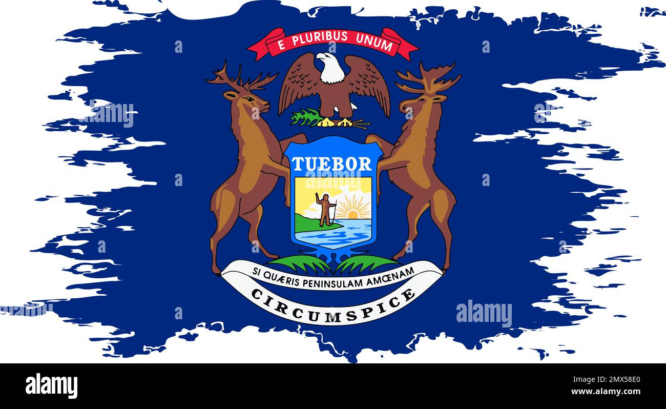 Michigan history usa Stock Vector Images - Alamy