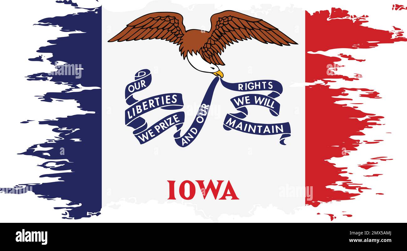 Ia flag Stock Vector Images - Alamy