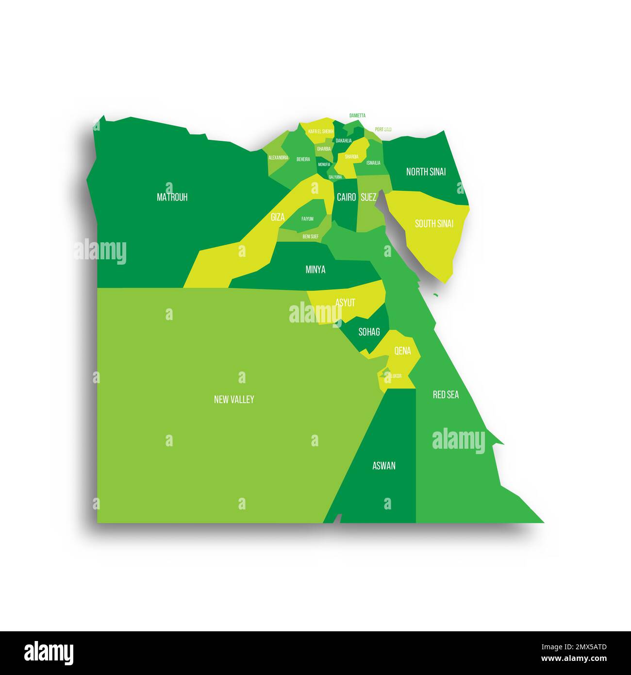 Egypt political map hi-res stock photography and images - Alamy