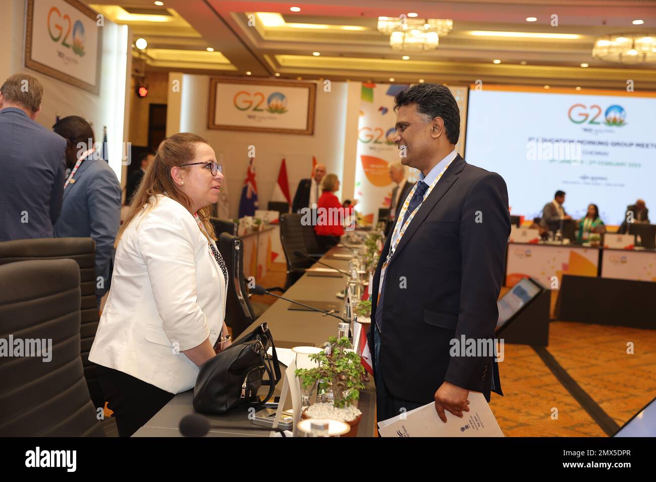 Chennai: India, 02/02/2023, G20 Summit 2023 Concluding Day in Chennai: Shri Sanjay Murthy ...