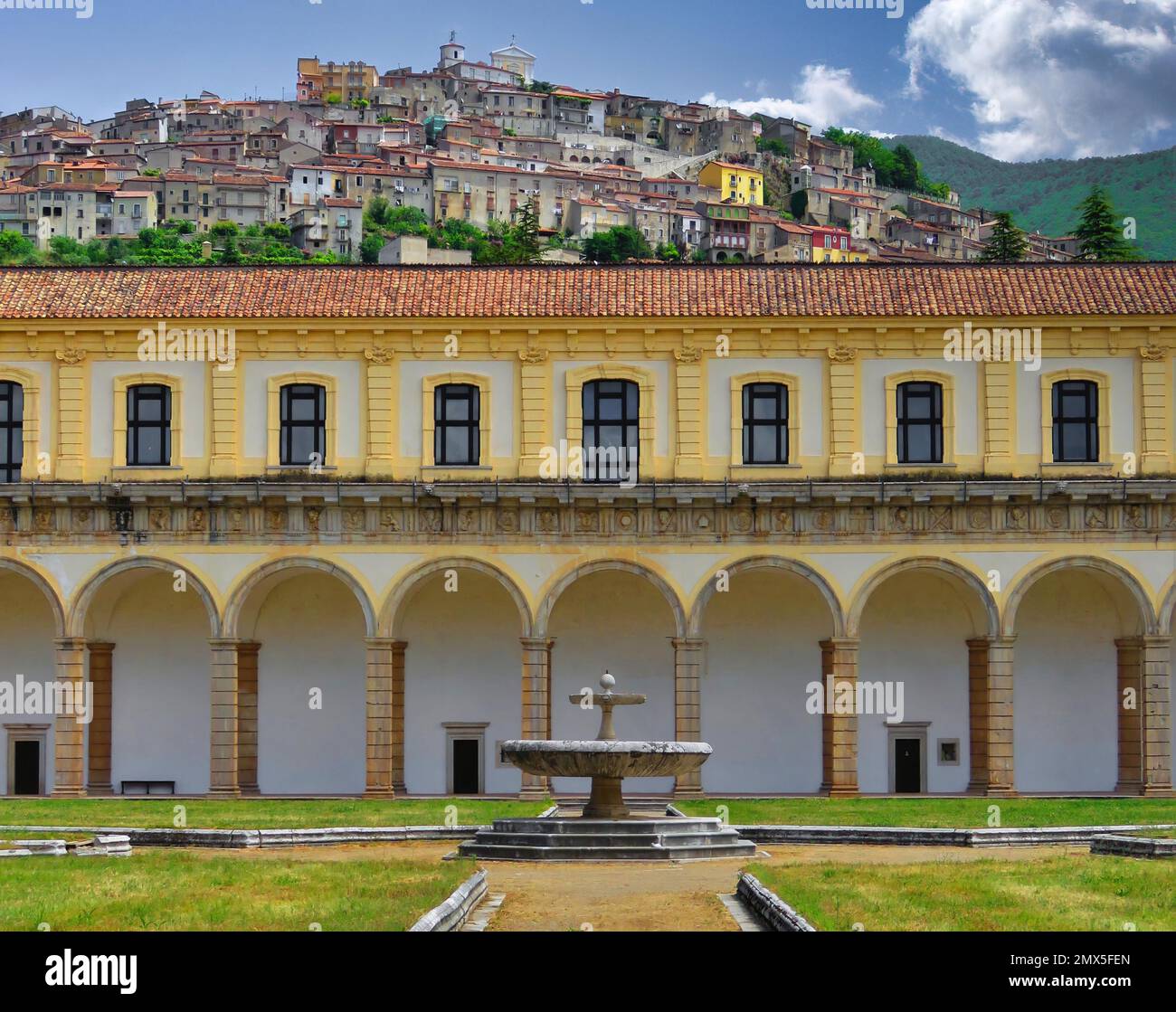 The Certosa di San Lorenzo (Padula) is the largest monastery in ...