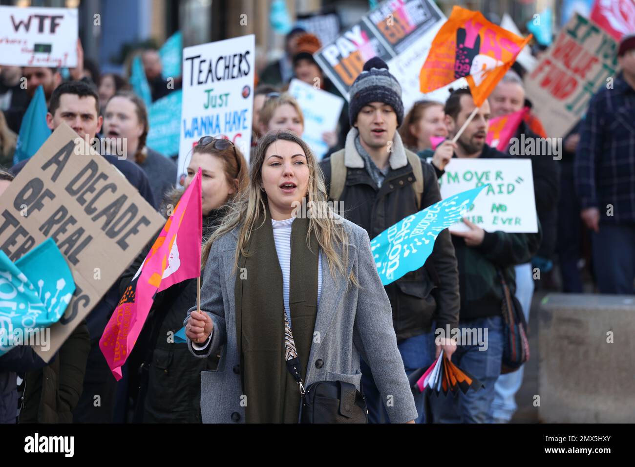 Protect the right to strike rally hi-res stock photography and images ...