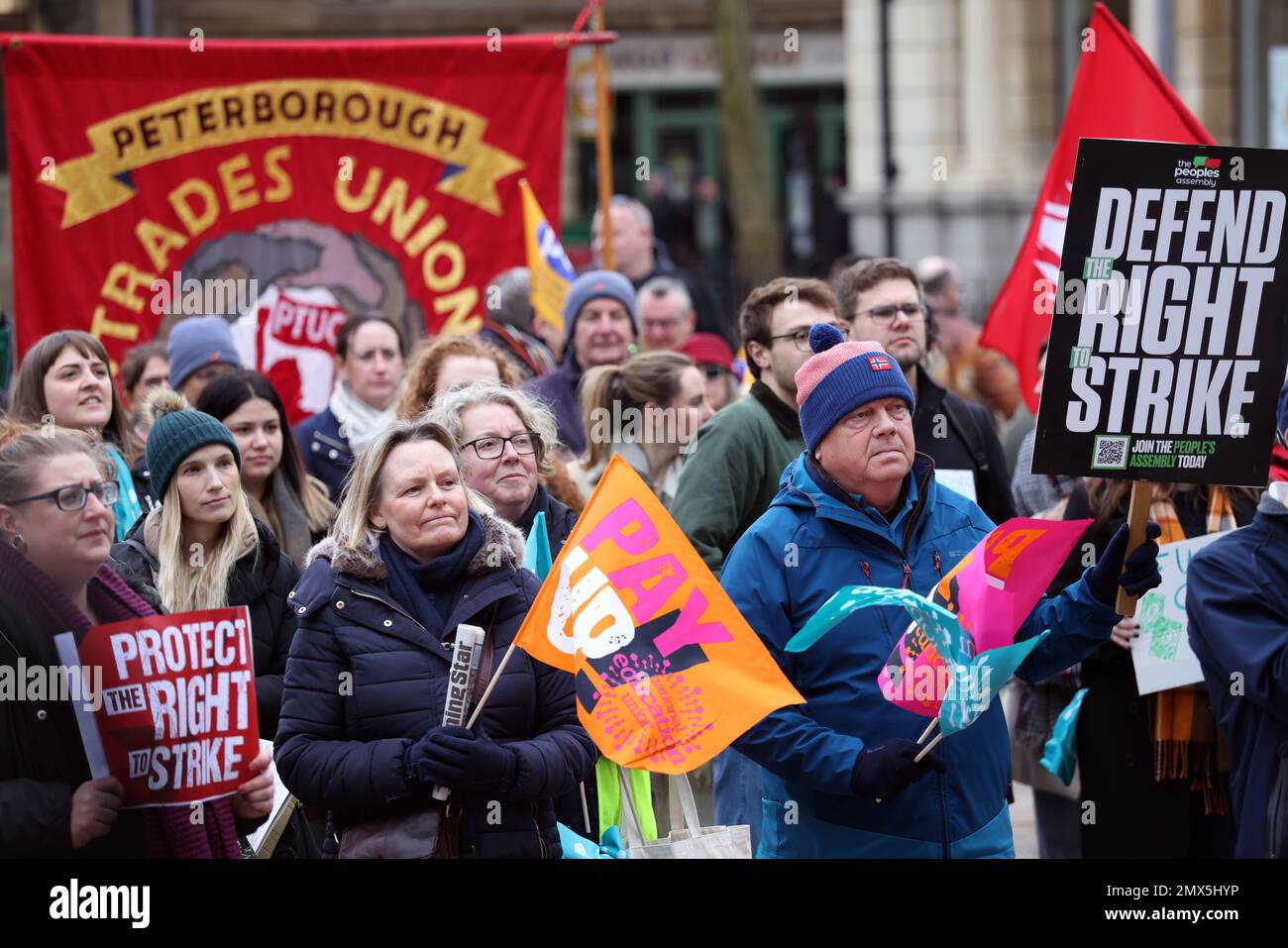 Protect the right to strike rally hi-res stock photography and images ...