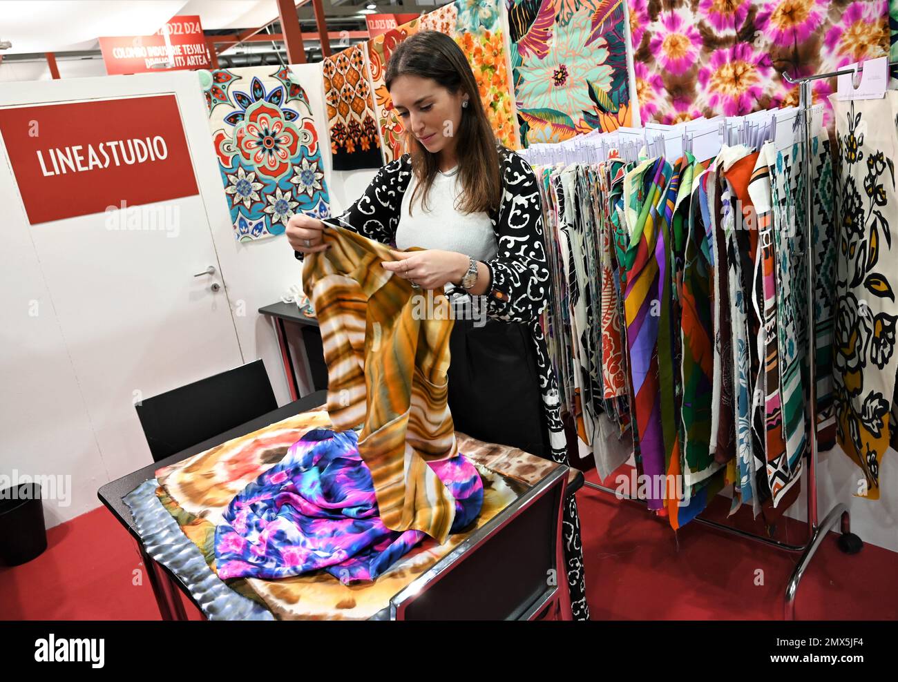 Milan, . 02nd Feb, 2023. Milano, Italy MILANO UNICA 2023 36th edition Rho fair event event ...