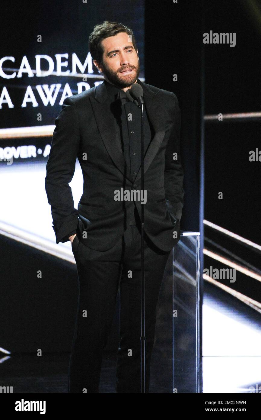 Jake Gyllenhaal speaks onstage during the 2016 BAFTA Los Angeles ...