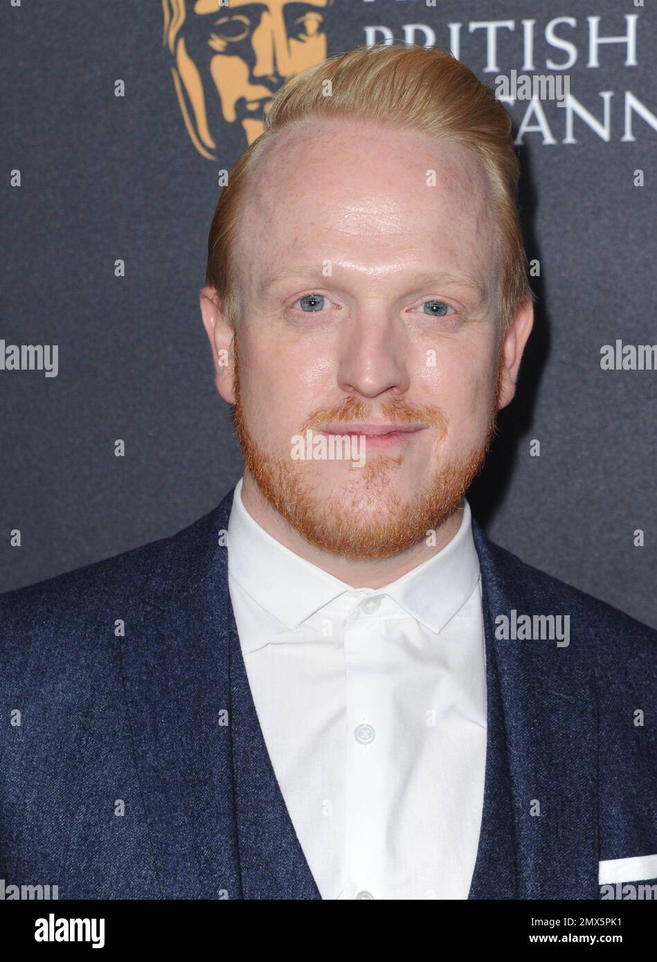 Owain Rhys Davies arrives at the BAFTA Los Angeles Britannia Awards at ...