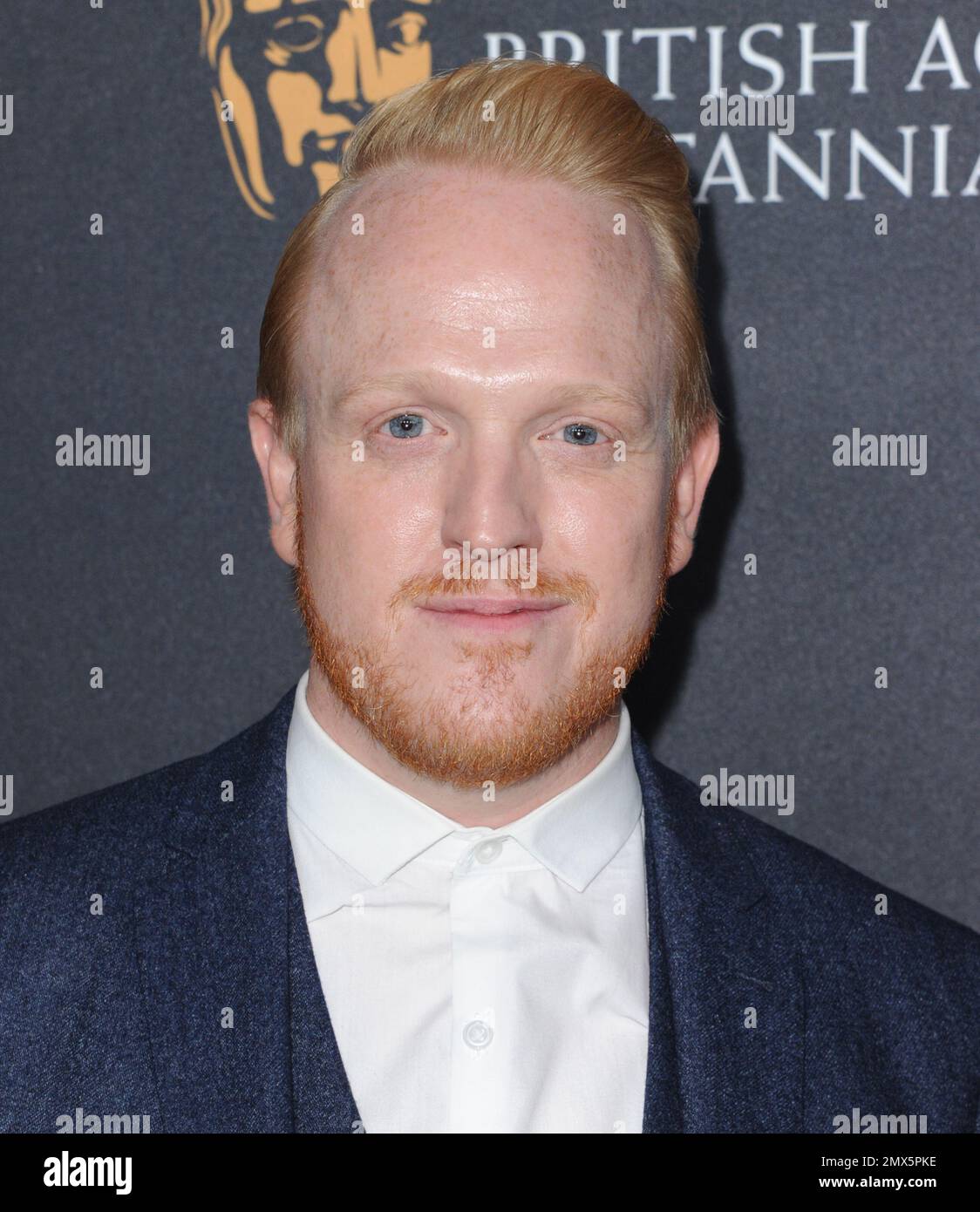 Owain Rhys Davies arrives at the BAFTA Los Angeles Britannia Awards at ...