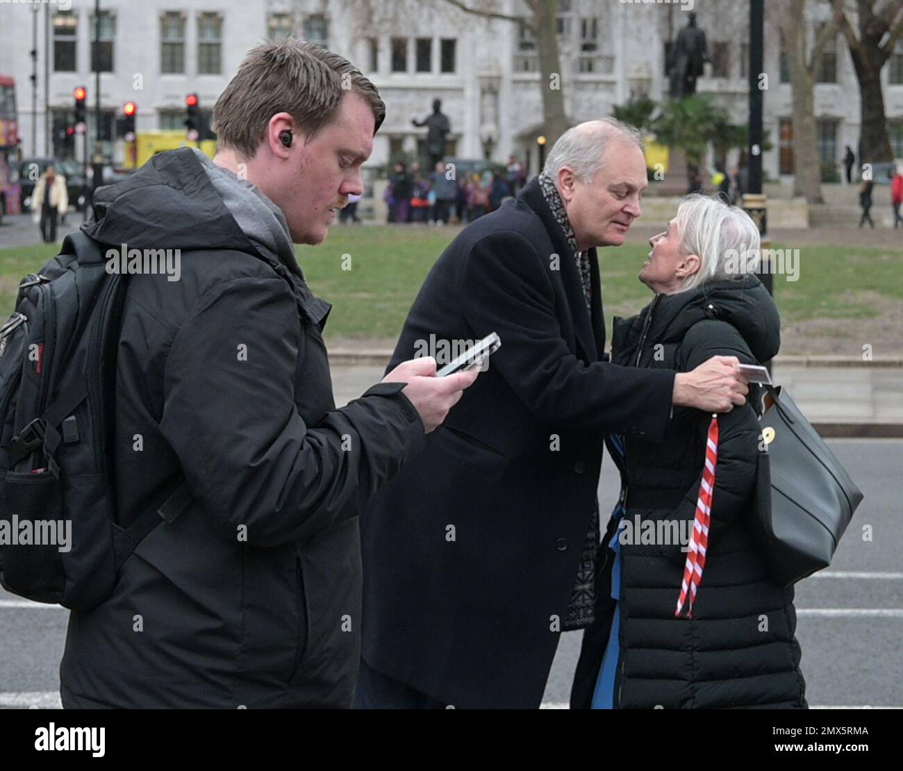 London, UK. 2nd Feb, 2023. Nadine Dorries MP arrives at Parliament ...