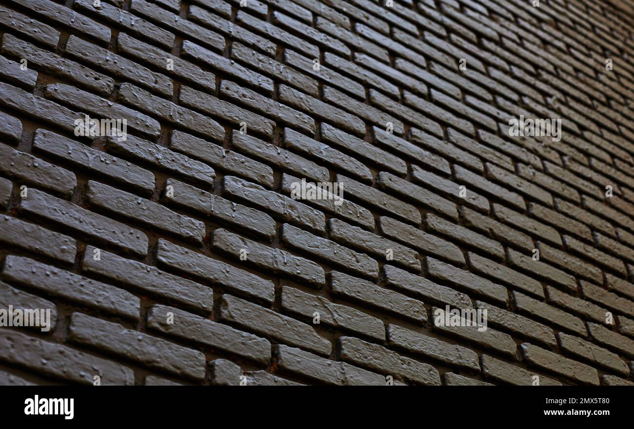 Background of brack brick wall Stock Photo - Alamy