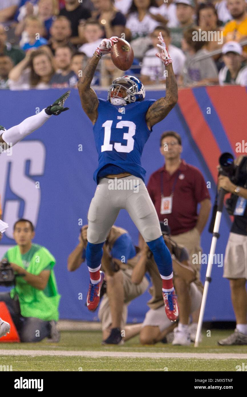 New York Giants wide receiver Odell Beckham Jr. (13) makes a ...
