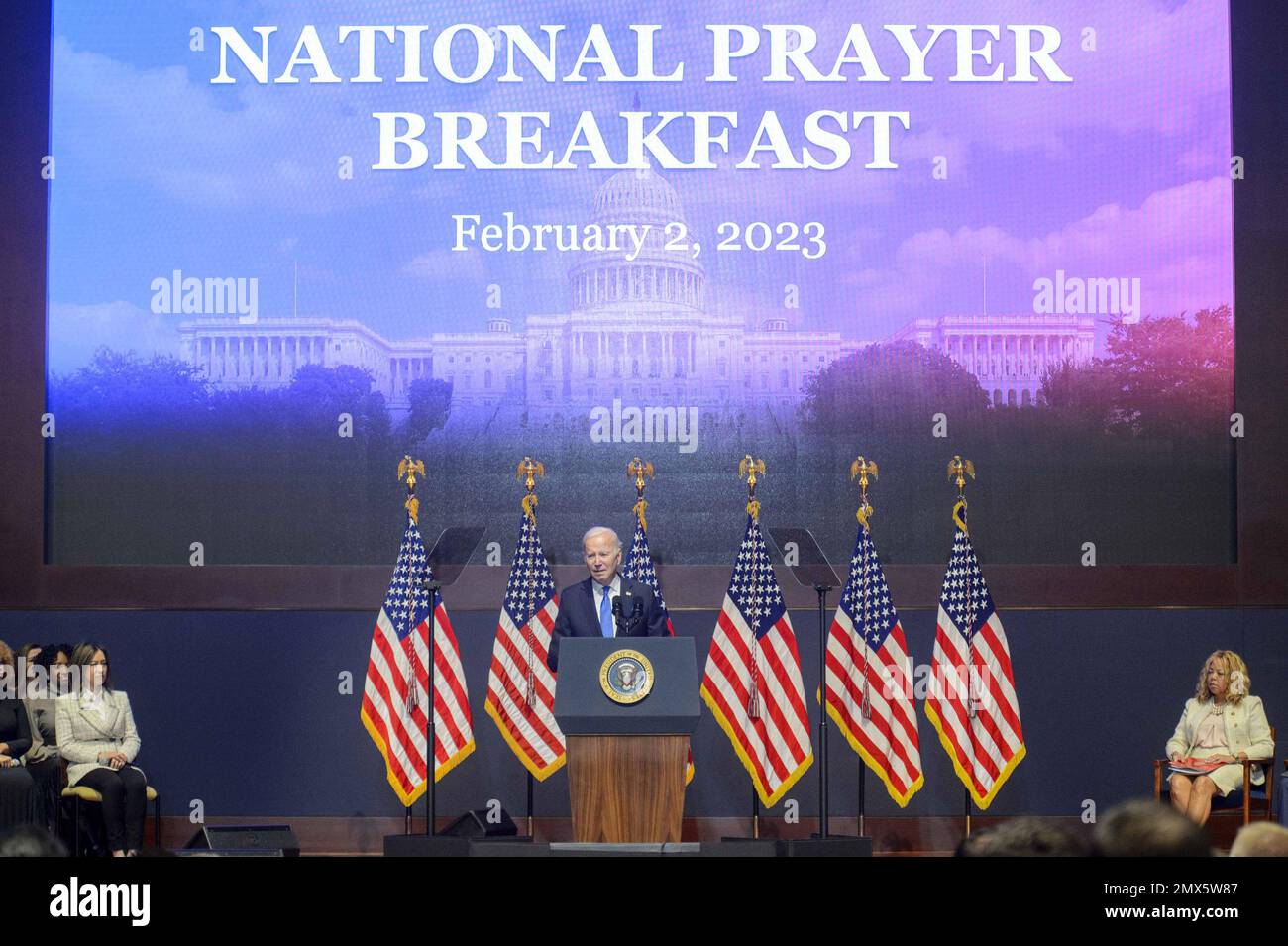 2023 prayer breakfast hi-res stock photography and images - Alamy
