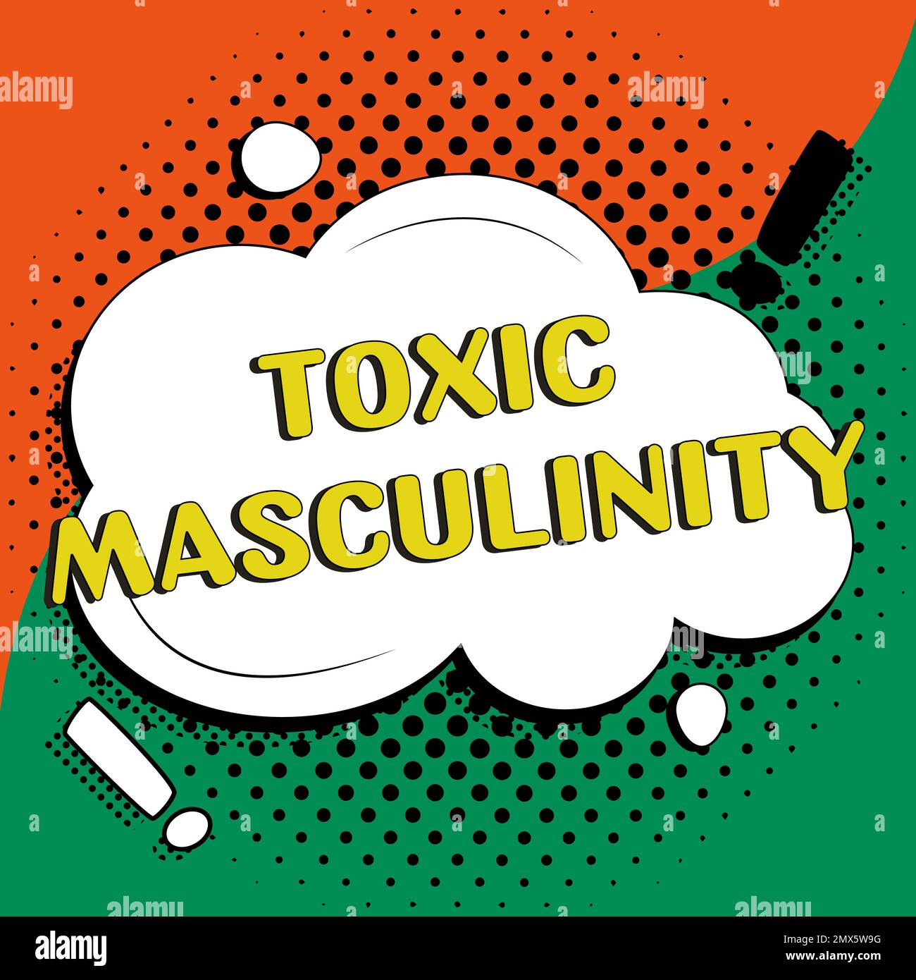 Text sign showing Toxic Masculinity. Word for describes narrow ...