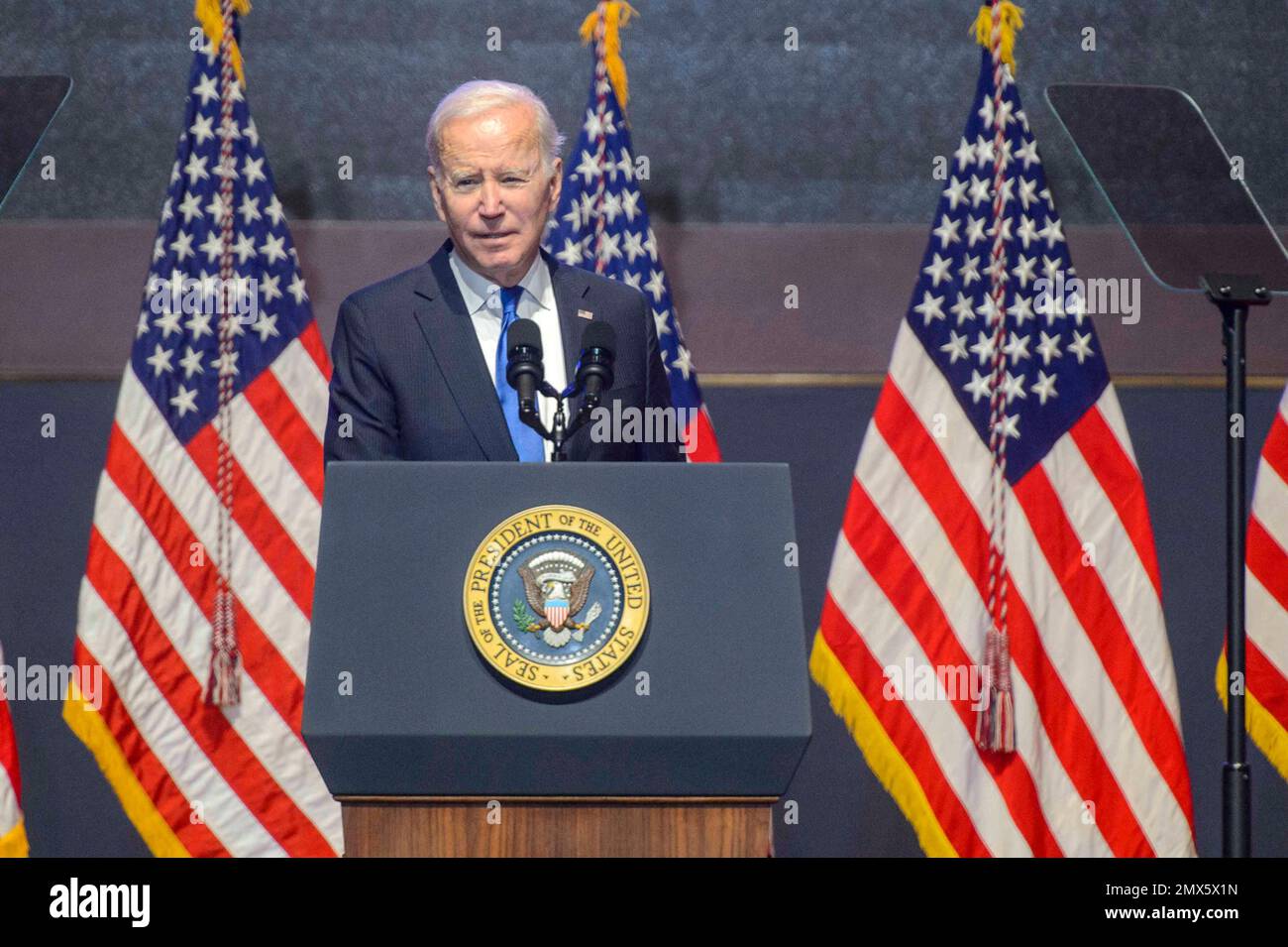 President Joe Biden speaks of unity and bipartisanship during the 70th ...