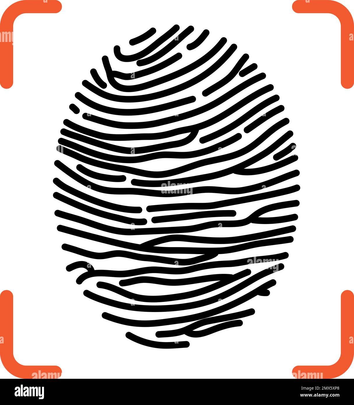 Fingerprint scan icon. Biometric identity accesss symbol Stock Vector ... Fingerprint scan icon. Biometric identity accesss symbol Stock Vector ...