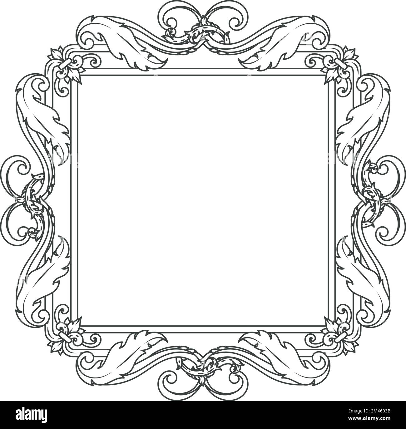 Filigree Border Vector