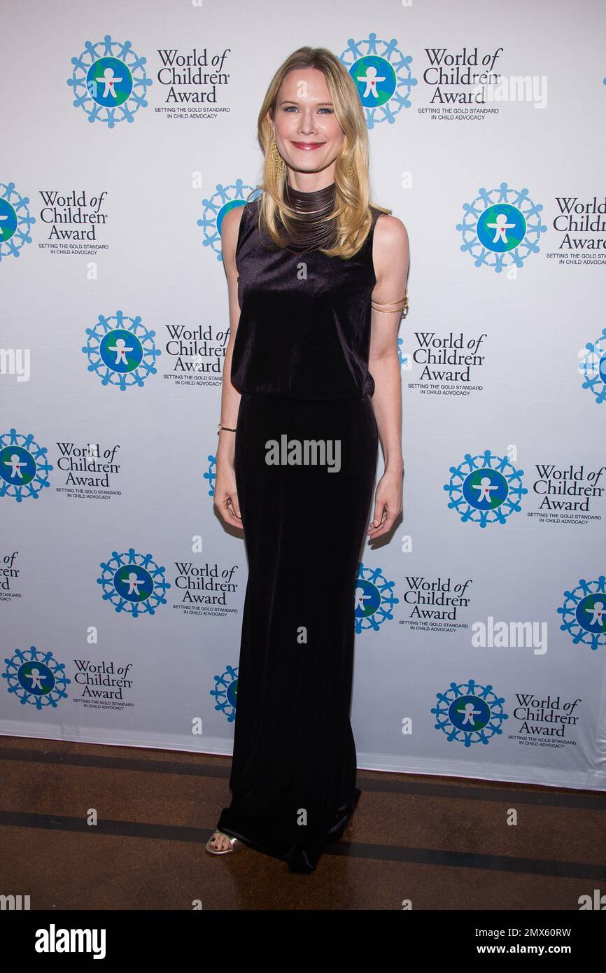 Stephanie March attends the World of Children Awards at 583 Park Avenue ...