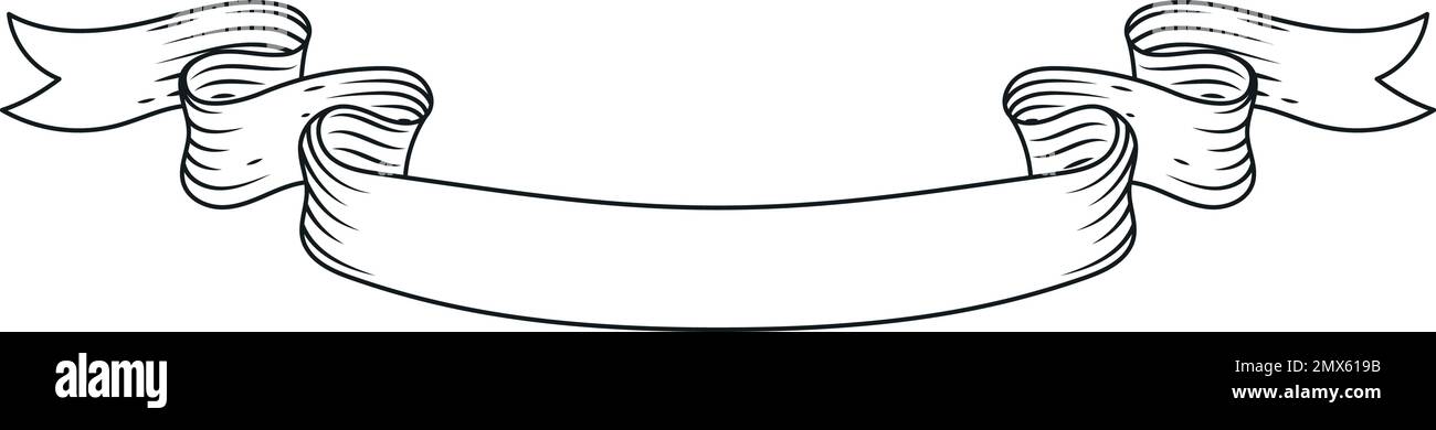 Blank Scroll Banner Template