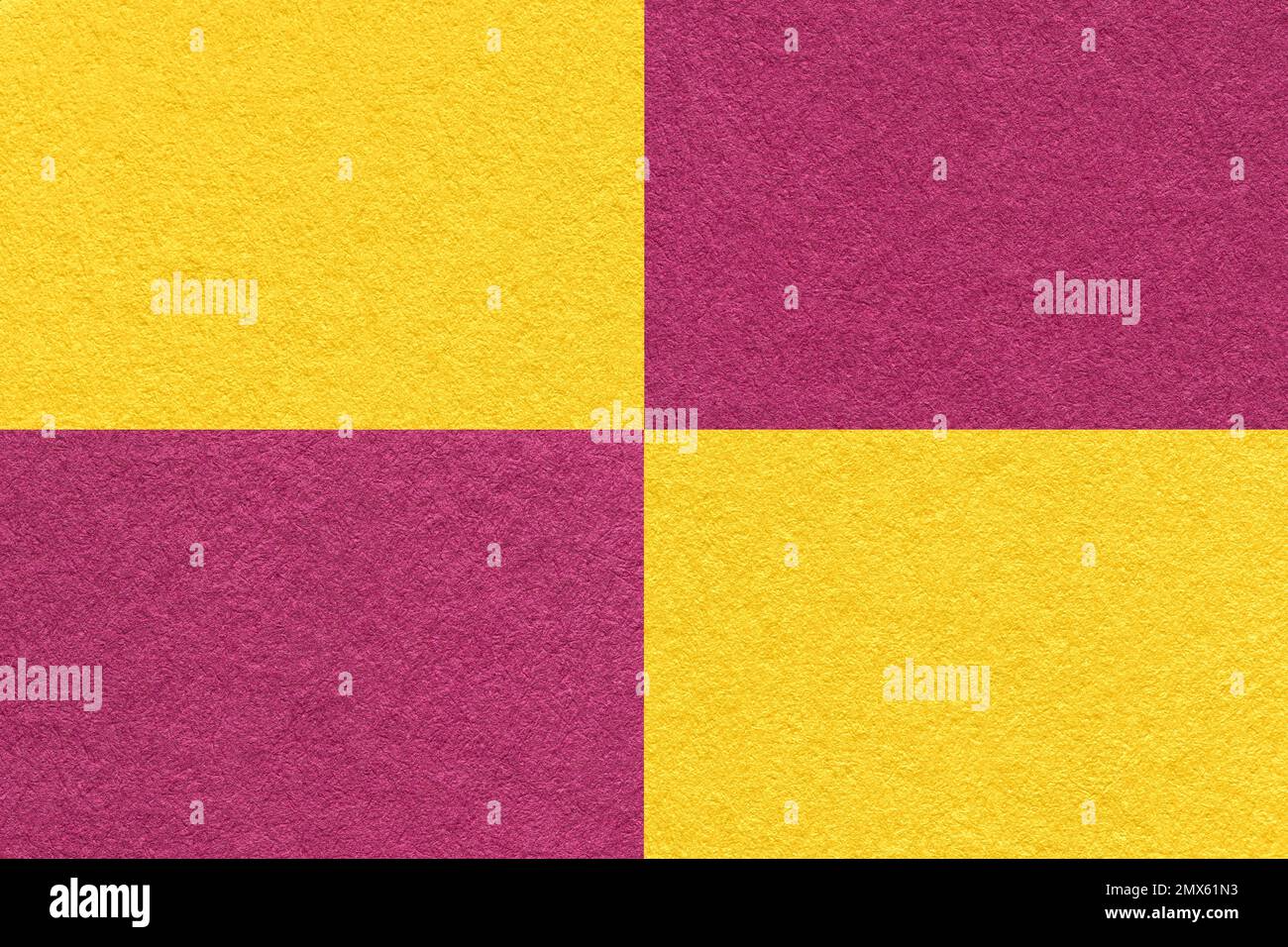 Texture of craft yellow and wine paper background with cells pattern ...