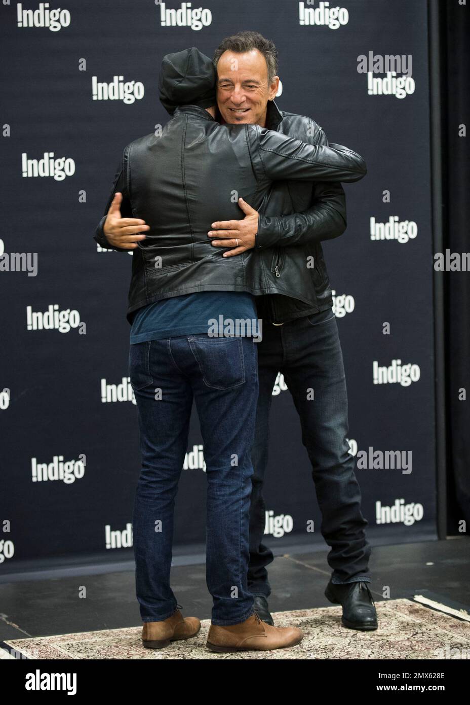 Bruce Springsteen, right, seen at Indigo Bay & Bloor on Thursday, Oct ...