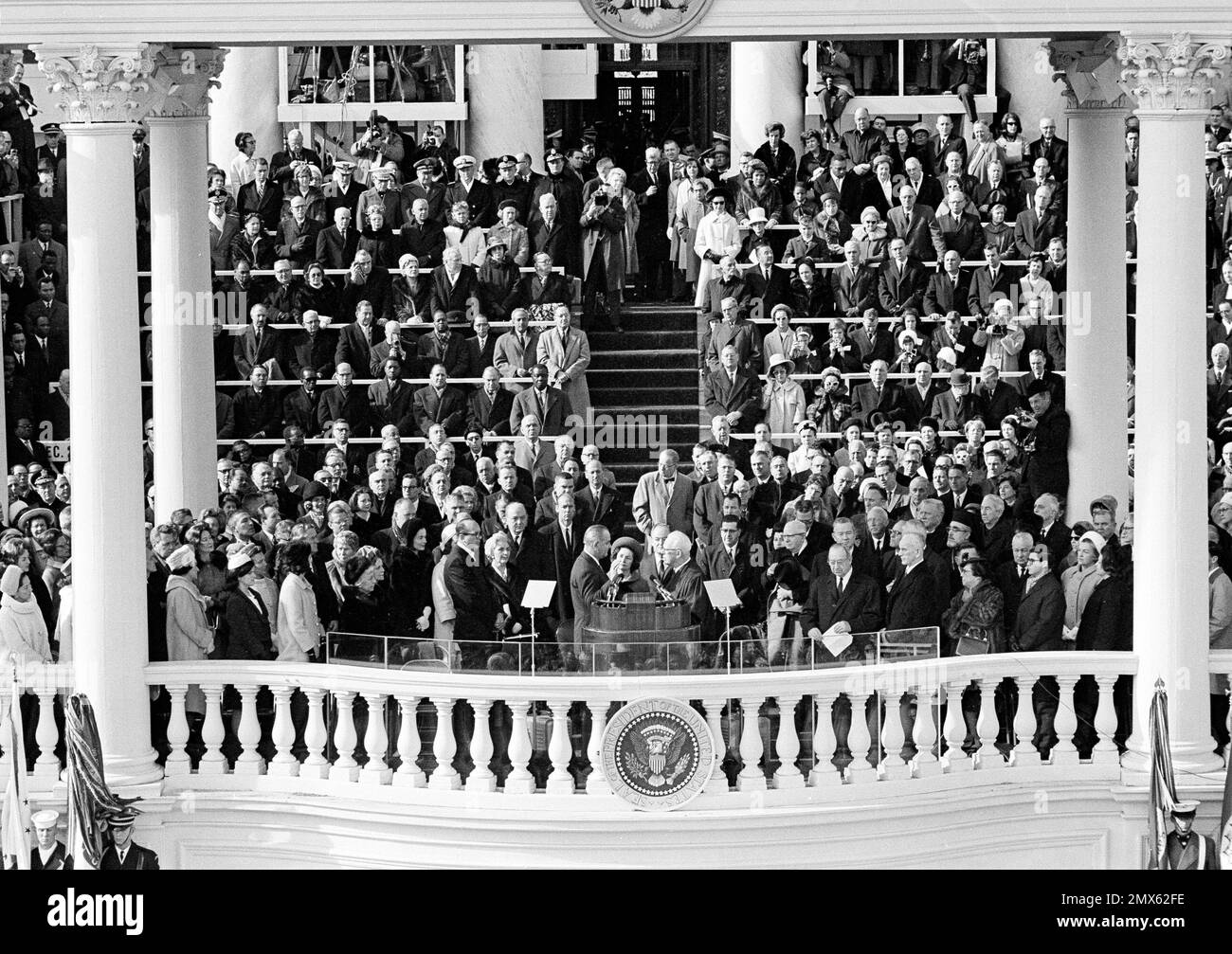Lyndon B. Johnson takes the oath of office as the nation's 36th ...