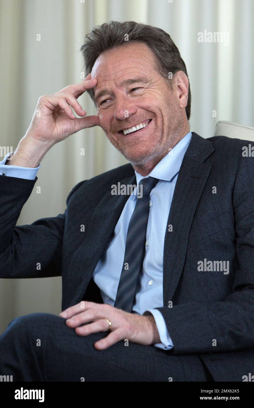 In this Oct. 11, 2016 photo, actor Bryan Cranston poses for a portrait ...