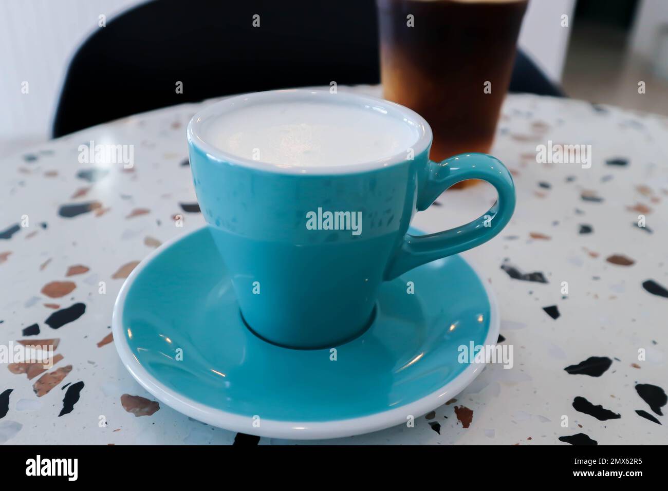 milk , hot milk or cup of milk for serve Stock Photo - Alamy