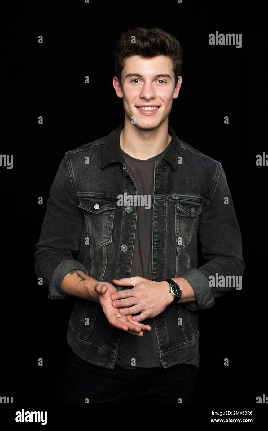 In this Sept. 23, 2016 photo, singer Shawn Mendes poses for a portrait ...