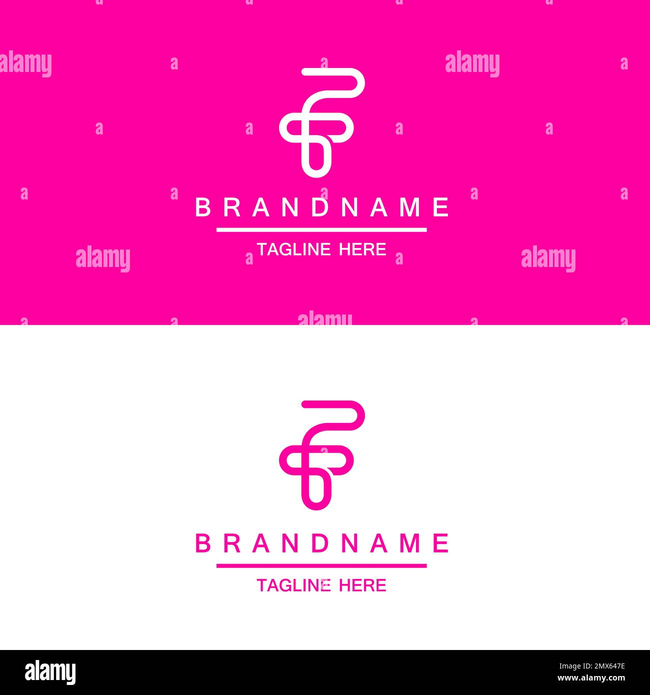 Creative minimal TF FT letter business logo initial based Monogram icon ...