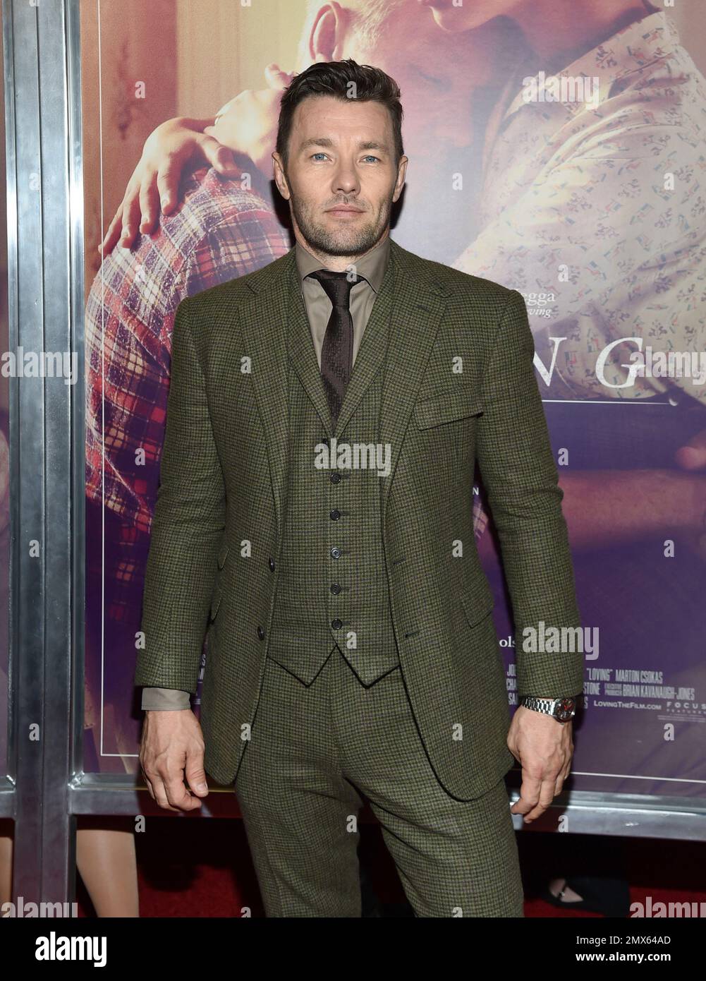 Actor Joel Edgerton attends the premiere of "Loving" at the Landmark ...